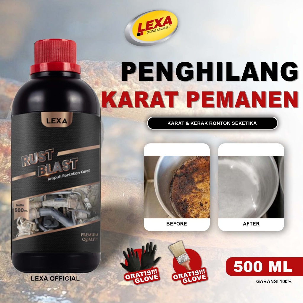 Jual Penghilang Karat Mesin Remover Kerak Sepeda Mobil Cleaner Motor Rust Baja Bicycle Engine ...