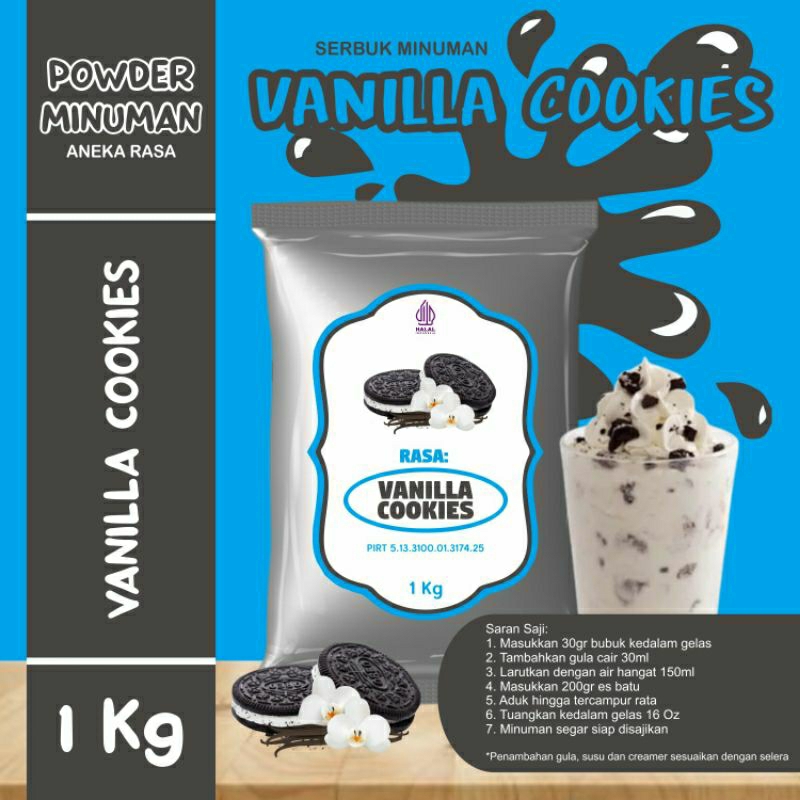Jual Bubuk Serbuk Minuman 1kg Rasa Vanila Kue Coklat Bubuk Minuman ...