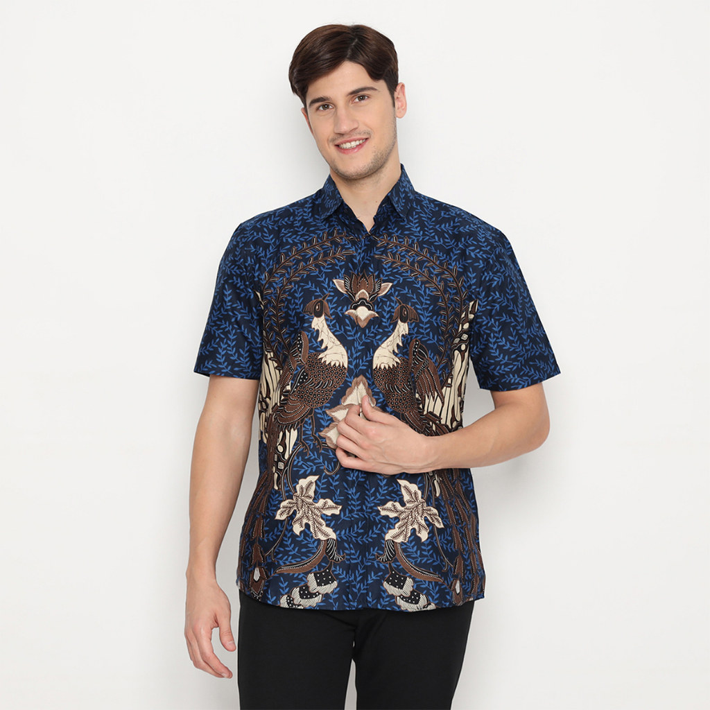 Jual My Aksa Batik Pria Kemeja Pendek Martin Melody | Shopee Indonesia