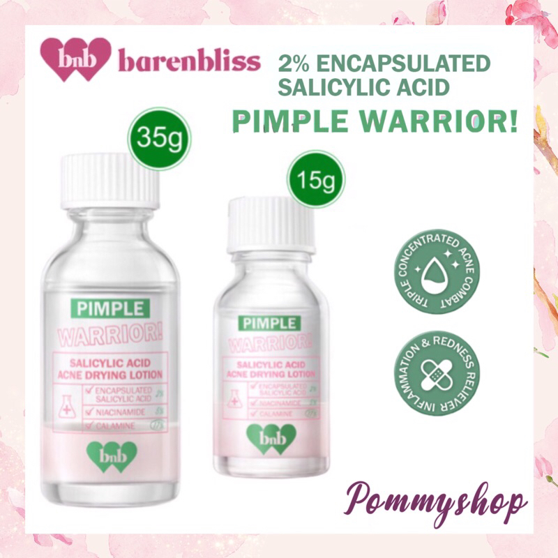 Jual BNB Barenbliss Pimple Warrior Salicylic Acid Acne Draying Lotion ...