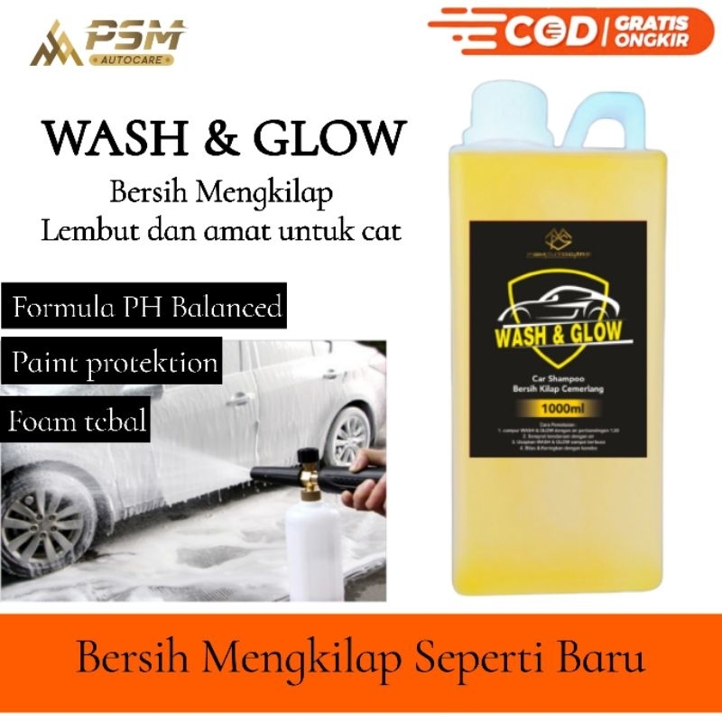 Jual WASH & GLOW shampoo mobil, sampo salju, sampo murah berkualitas ...