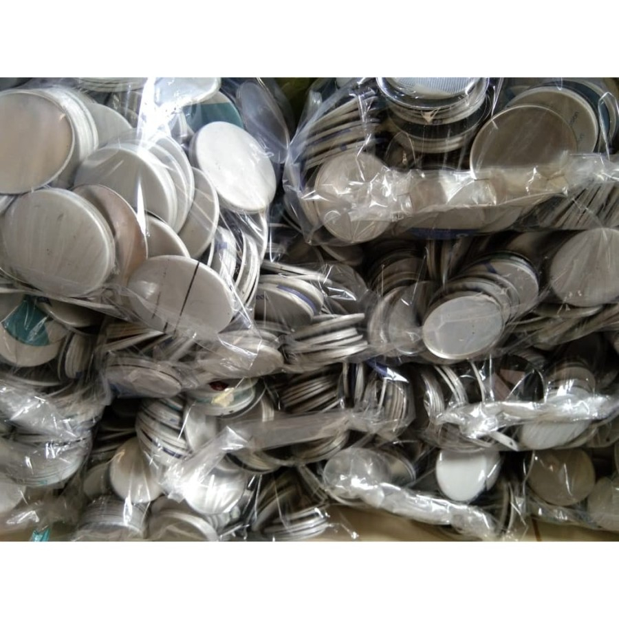 Jual ALUMINIUM / KALENG BAHAN PIN GANTUNGAN KUNCI 58mm | Shopee Indonesia