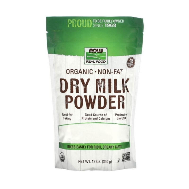 Jual NOW Foods Real Food Organic Non-Fat Dry Milk Powder 12 oz 340 gr ... Jual NOW Foods Real Food Organic Non-Fat Dry Milk Powder 12 oz 340 gr ...