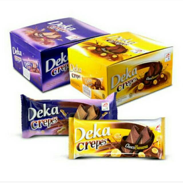 Jual Deka Crepes Choco Nut 144 g Dua Kelinci Isi 12 Pcs | Shopee Indonesia