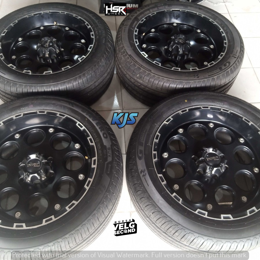 Jual VELG MODEL INCUBUS R20X9 6X139,7 ET12 BLACK + BAN GT(2023) 265 50 ...