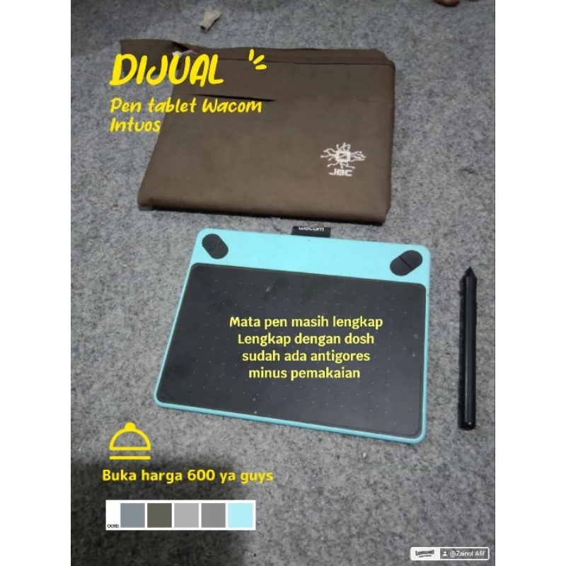 Jual pen tablet Wacom Intuos / tablet gambar | Shopee Indonesia
