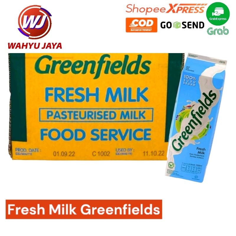 Jual Greenfields fresh milk 1 liter / SELALU READY SILAHKAN PESAN ...