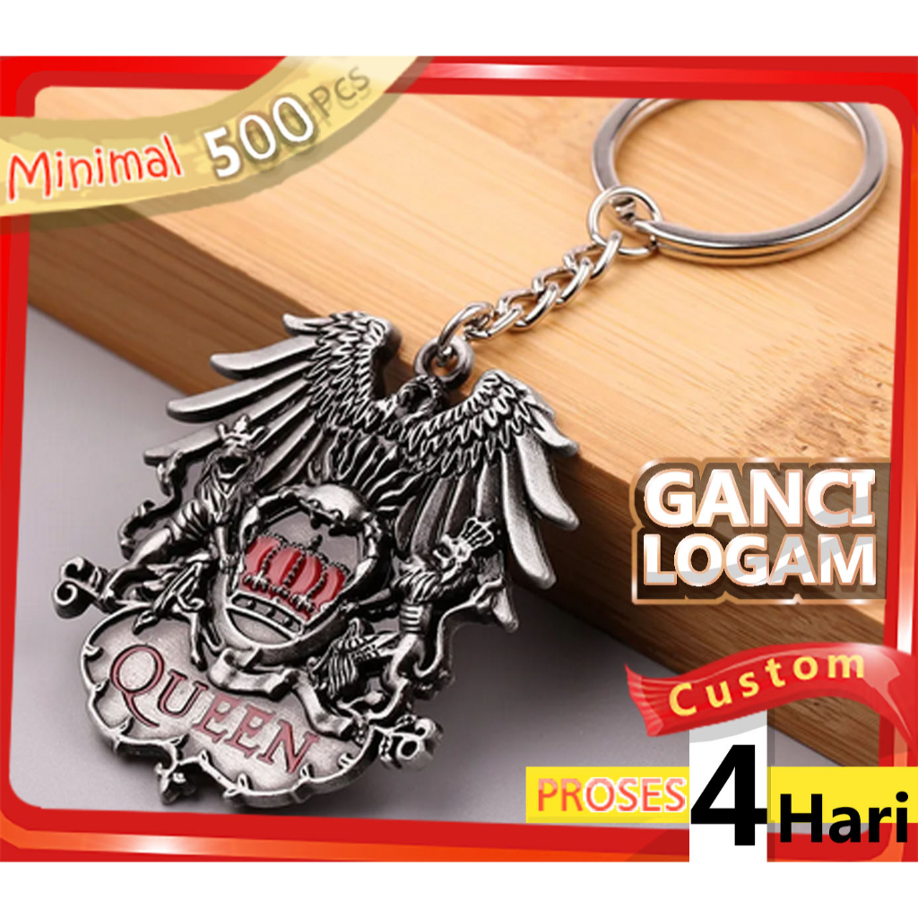 Jual Pusat Gantungan kunci logam zinc alloy anhas desain sendiri untuk ...