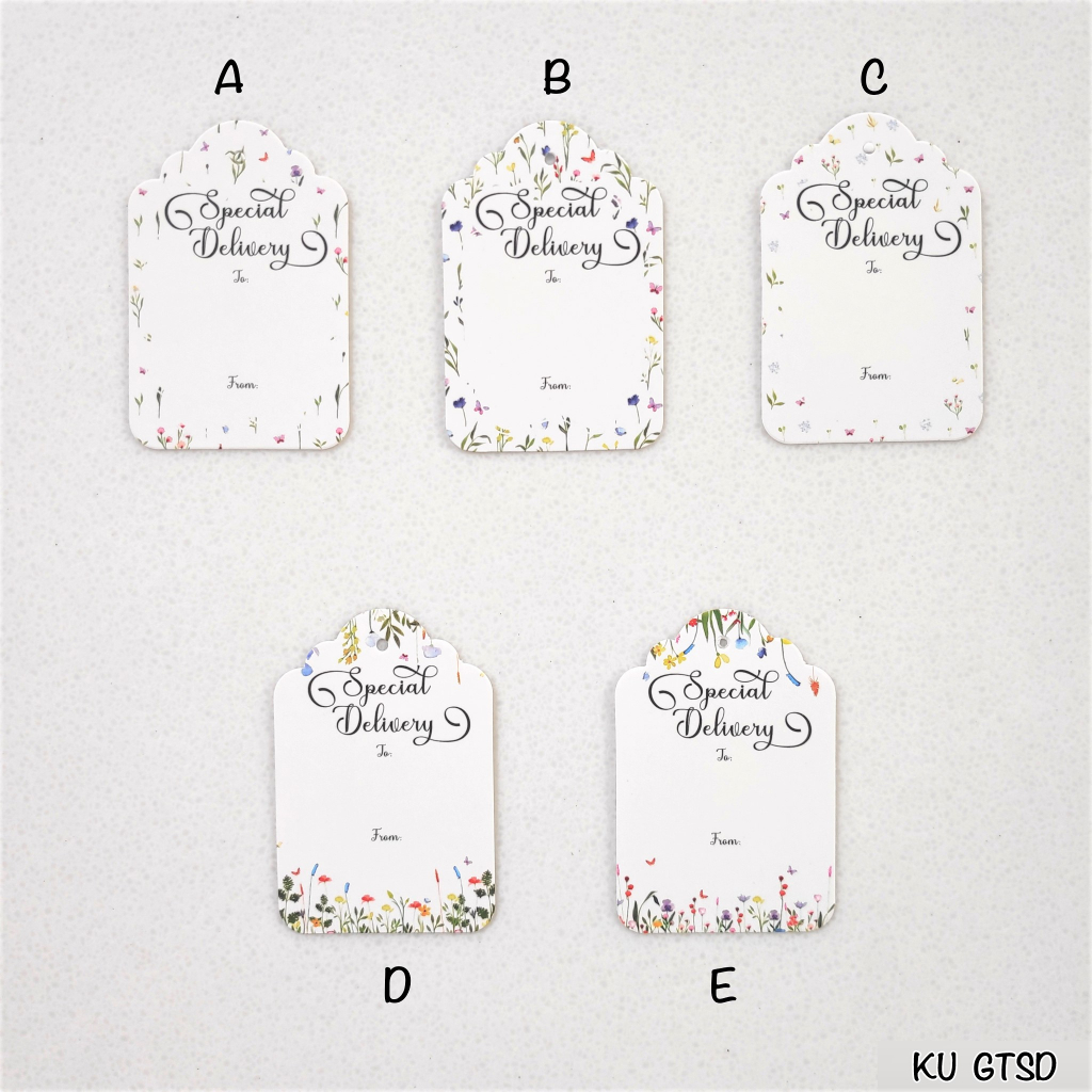 Jual Kartu Ucapan Gift Tag motif SPECIAL DELIVERY KU GTSD | Shopee ...