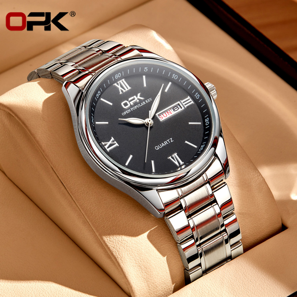 Jual OPK Jam Tangan Pria Anti Air Original Mewah Anti Karat Luxury ...
