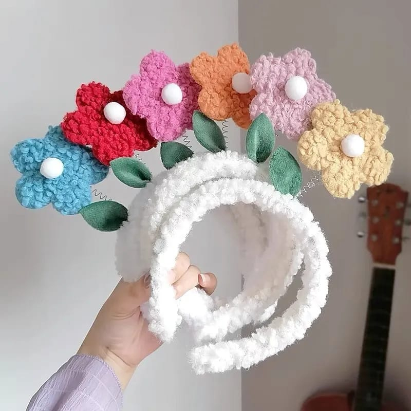 Jual Bando Karakter Bunga Cantik dan Lucu Korean Style Bondu Rambut ...