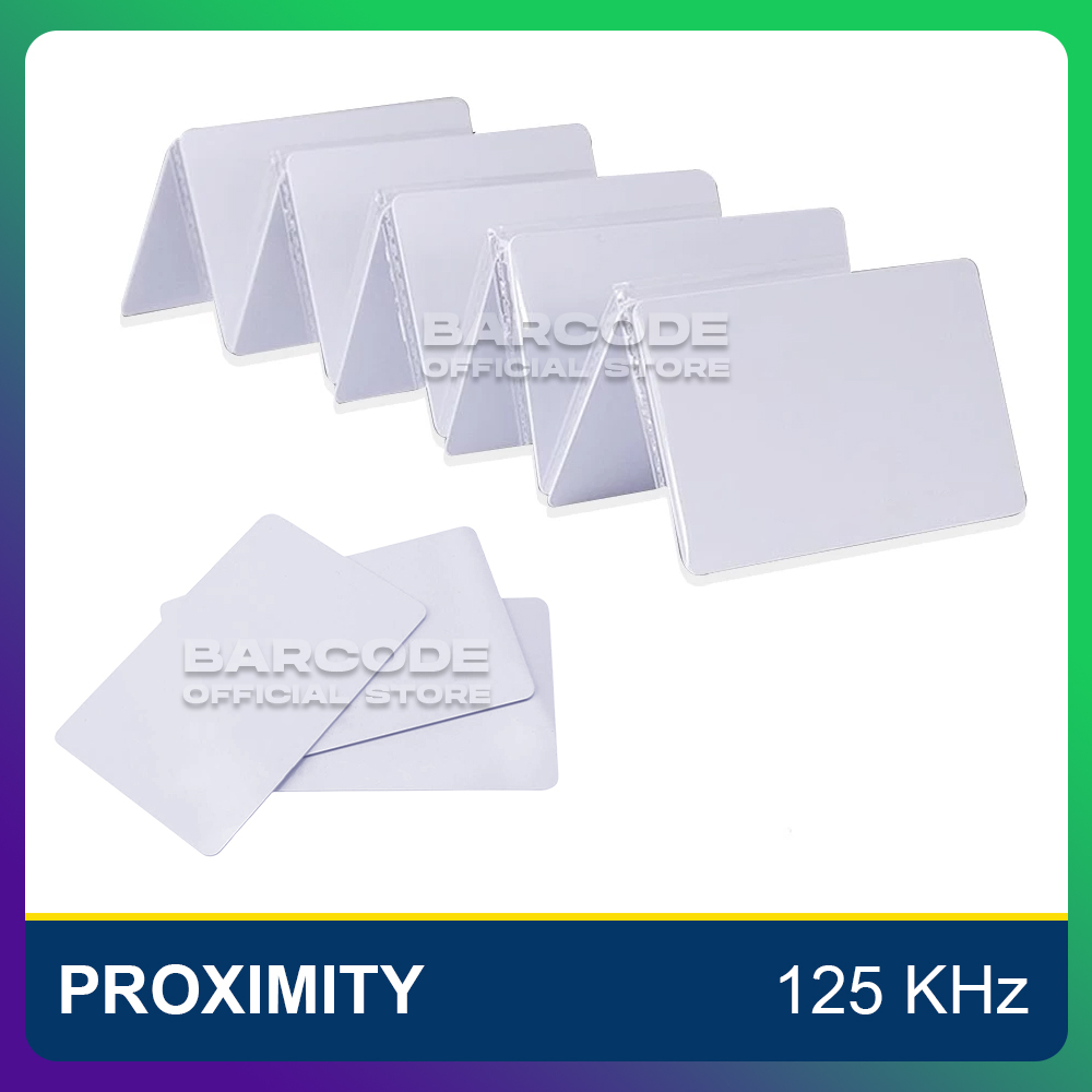 Jual Proximity 125 KHz Kartu RFID PVC ID Polos Blank Card 125KHz ...