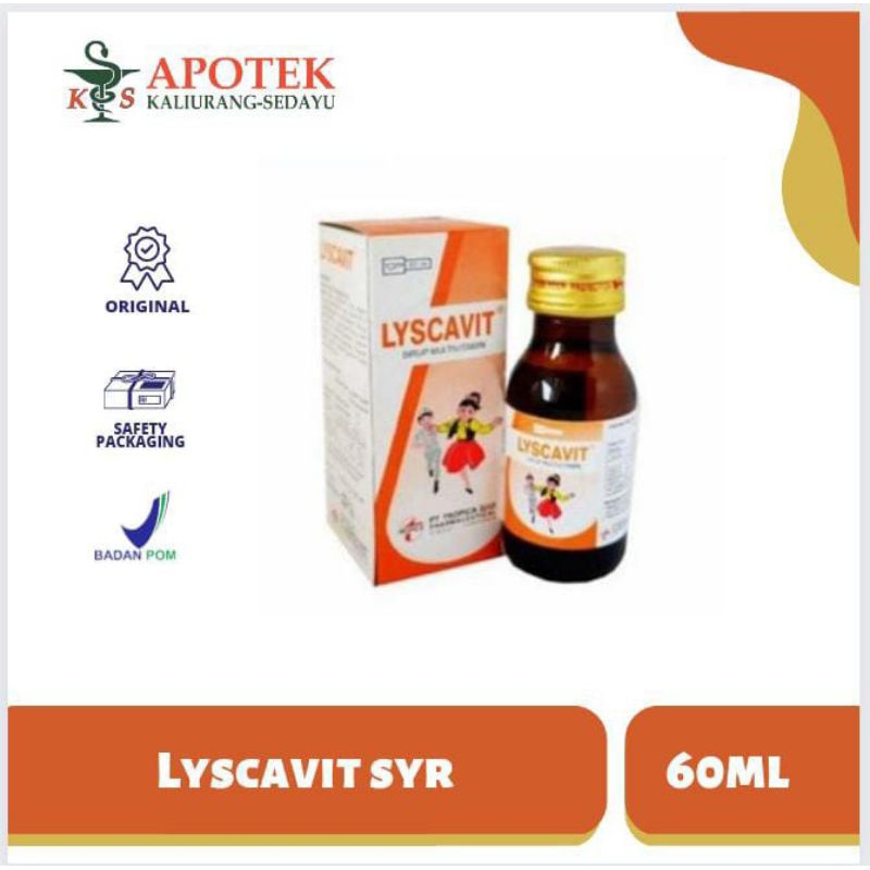 Jual Lyscavit Sirup Multivitamin | Shopee Indonesia