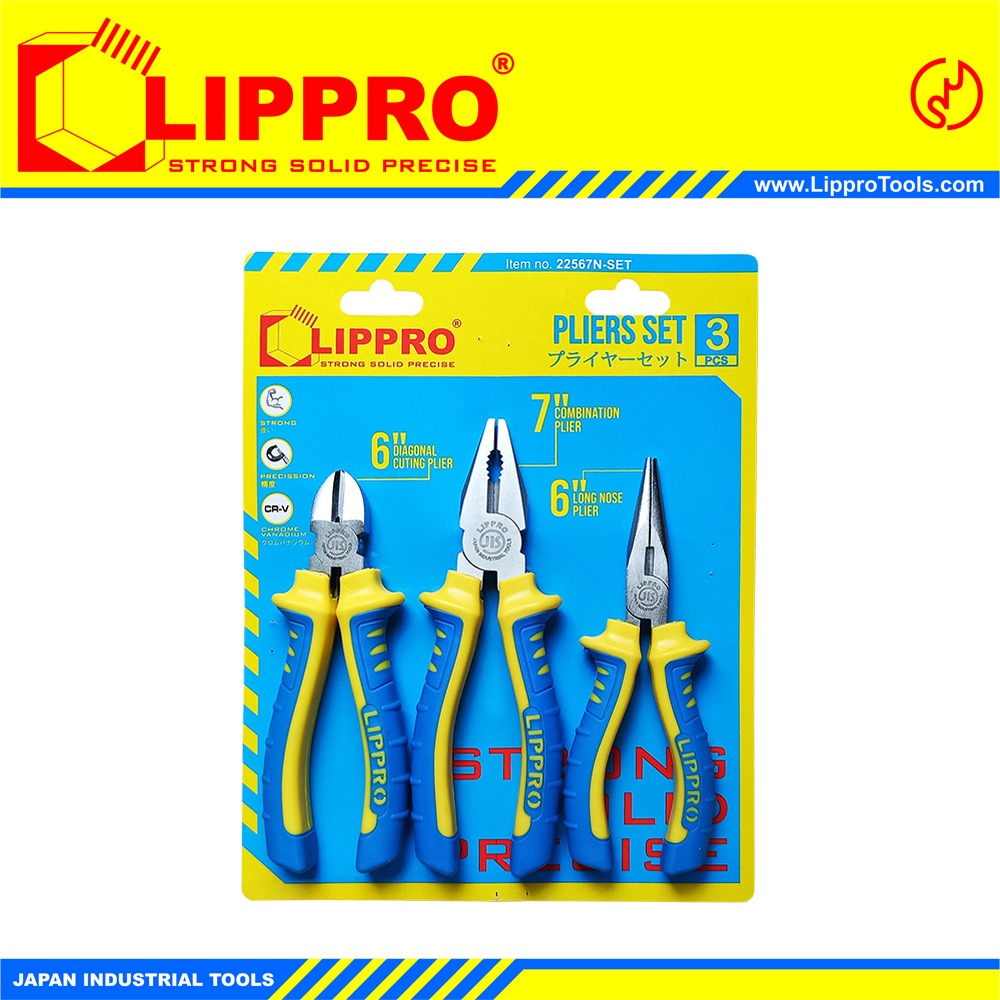 Jual [BUNDLING] LIPPRO TANG SET 3 PCS LANCIP 6 & POTONG 6 & KOMBINASI 7 ...