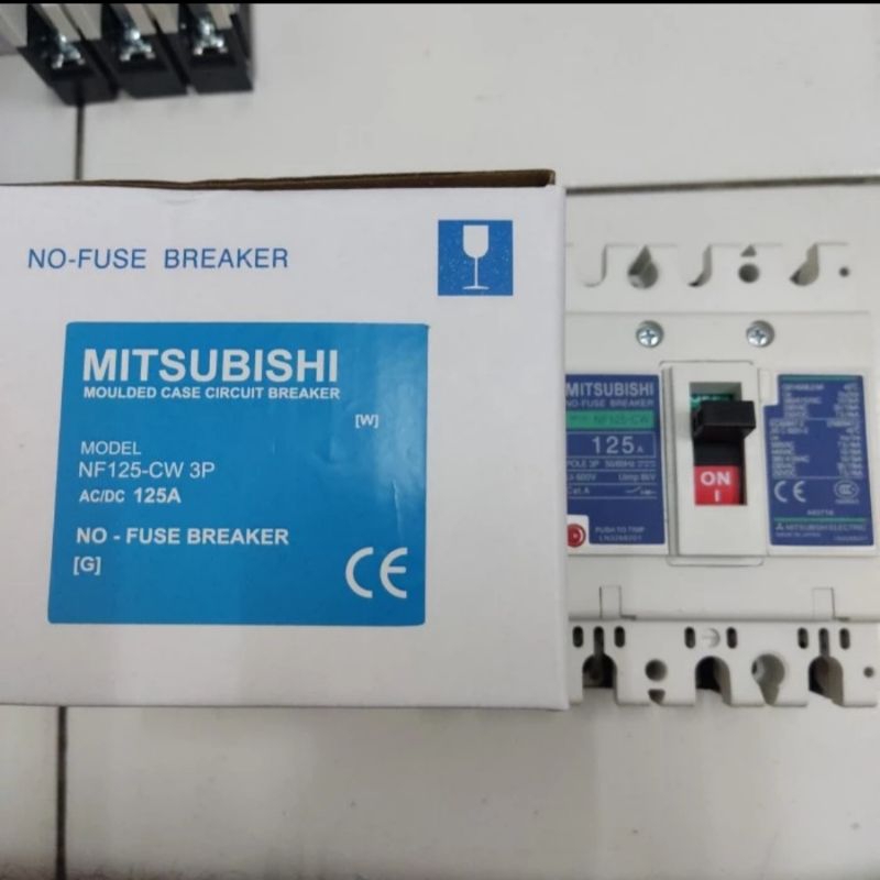 Jual NFB MCCB breaker mitsubishi NF-125CW nf125-CW 125a 125 a NF125CW | Shopee Indonesia
