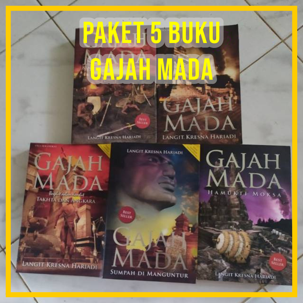 Jual Paket 5 Buku - Gajah Mada by Langit Kresna Hariadi | Shopee Indonesia