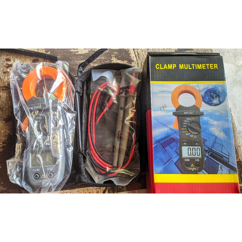 Jual Tang Amper SNT 201 / Digital clamp meter | Shopee Indonesia