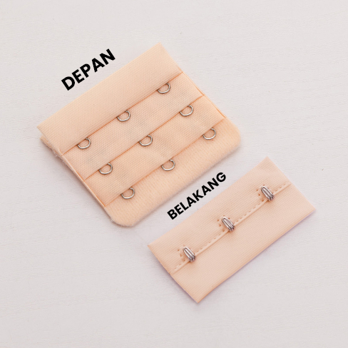 Jual SAO - 5857 Pengait Tali Bh Karet Elastis Murah Impor / Pengait Bra Tambahan 3 Kait ...