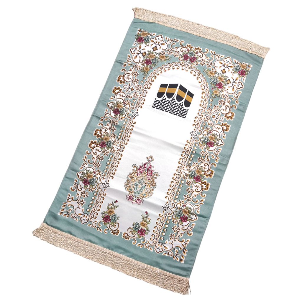Jual sajadah turki turkey prayer rug bahan satin premium fashion muslim ...