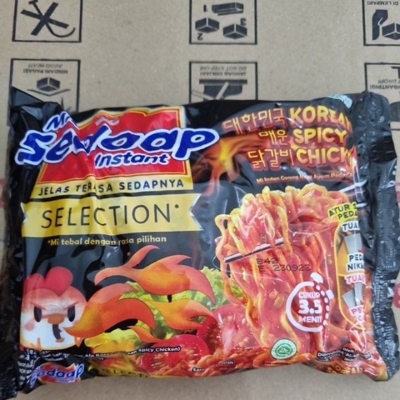 Jual Mie Sedap Korean Spicy Chicken 87gram / Mie Sedap Kuah 87gram ...