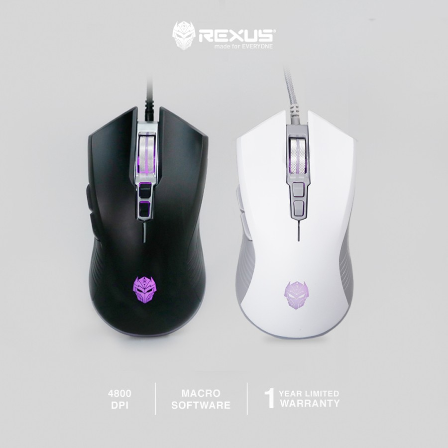 Jual Rexus Mouse Gaming Xierra G10 RGB Macro Support | Shopee Indonesia