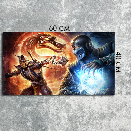 Jual Poster Hiasan Dinding Game Mortal Kombat A2 | Shopee Indonesia