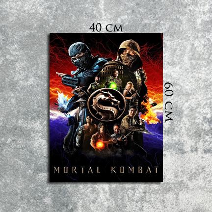 Jual Poster Hiasan Dinding Game Mortal Kombat | Shopee Indonesia