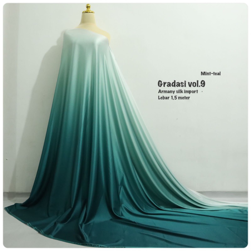 Jual Kain gradasi warna motif dan polos | kain untuk bridesmaid | kain pagar ayu | kain ombre ...