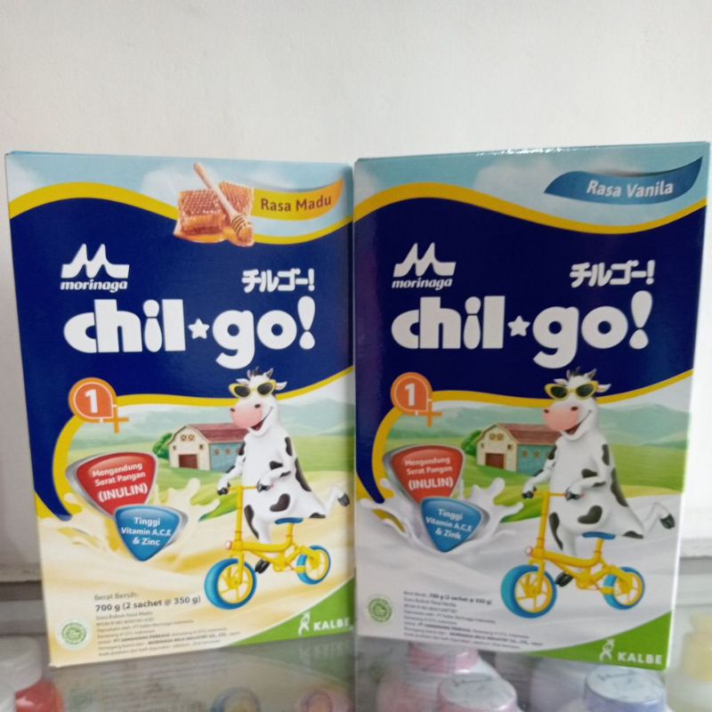 Jual MORINAGA CHIL GO 1+ MADU / VANILA 700 Gram harga 60.000 (exp ...