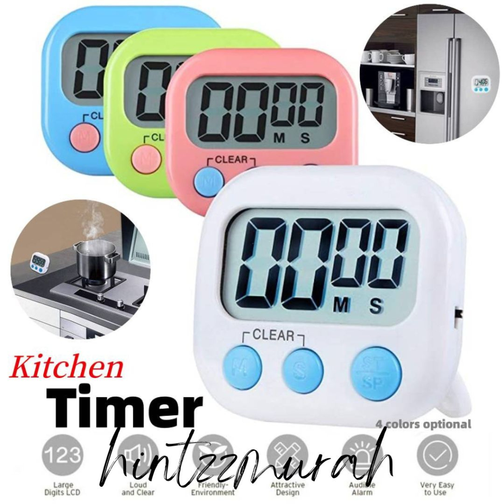 Jual Alarm Timer Masak Dapur Clock Stopwatch Digital Jam Cooking Alarm ...