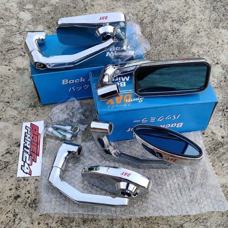 Jual spion tanduk model daytona oval dan kotak sepion posh Japan day ...