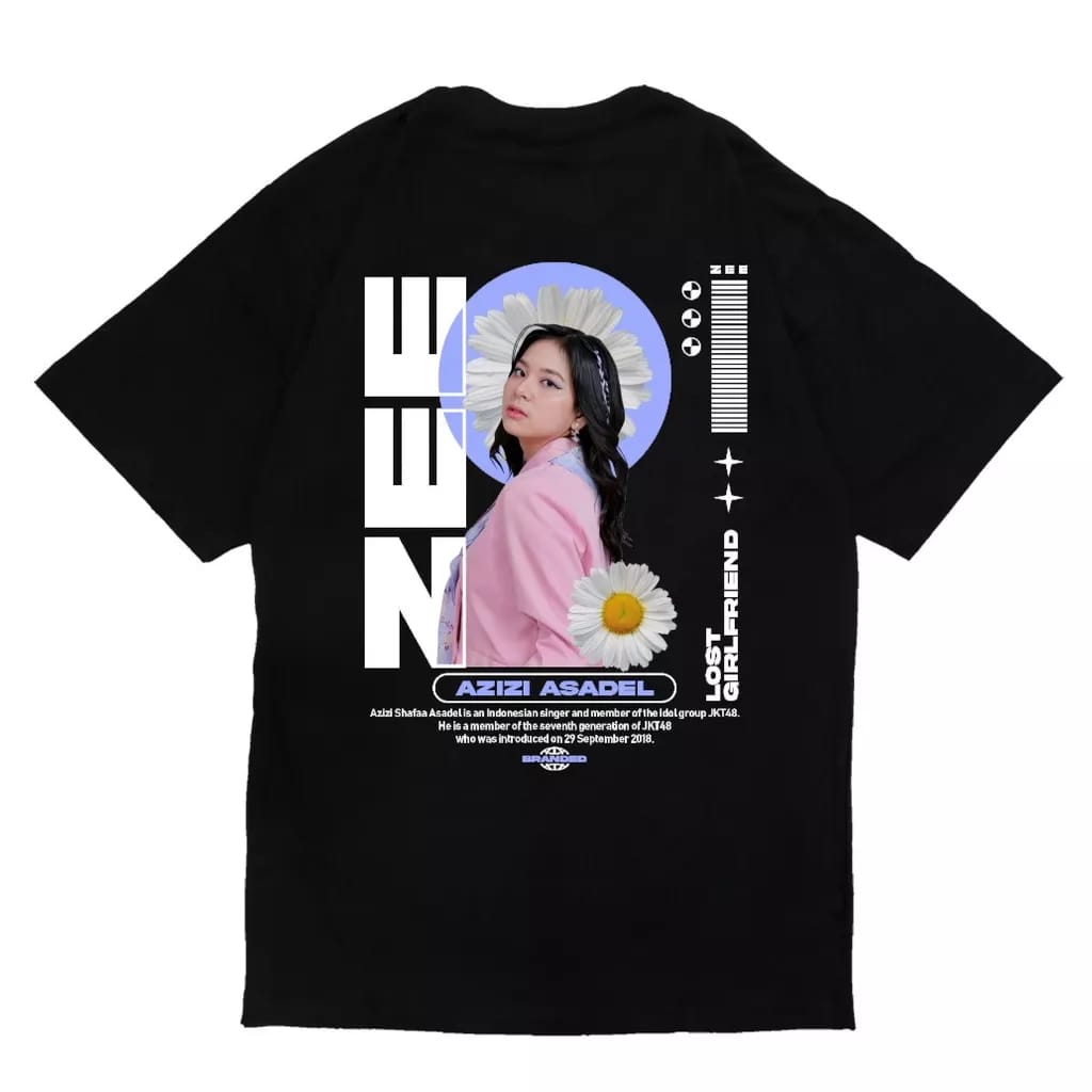 Jual KAOS ZEE JKT48 NEW ERA AZIZI ASADEL - TSHIRT MEMBER JKT48 NEW ERA black series | Shopee ...