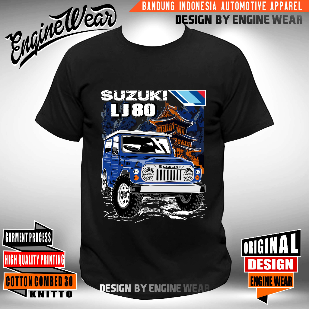 Jual kaos jimny jangkrik tshirt suzuki jimny baju mobil suzuki jimny ...