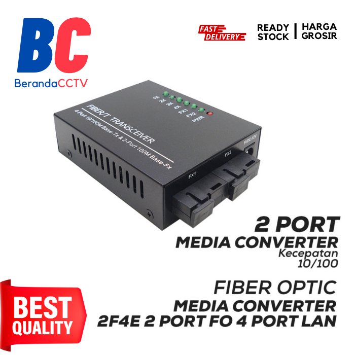 Jual Media Converter 6 Port 2 LAN RJ45, 3 Port 2 LAN RJ45, 2 Port 4 LAN ...