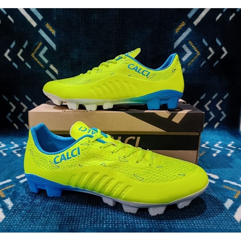 Jual Sepatu Bola CALCI BASILISK FG neon | Shopee Indonesia