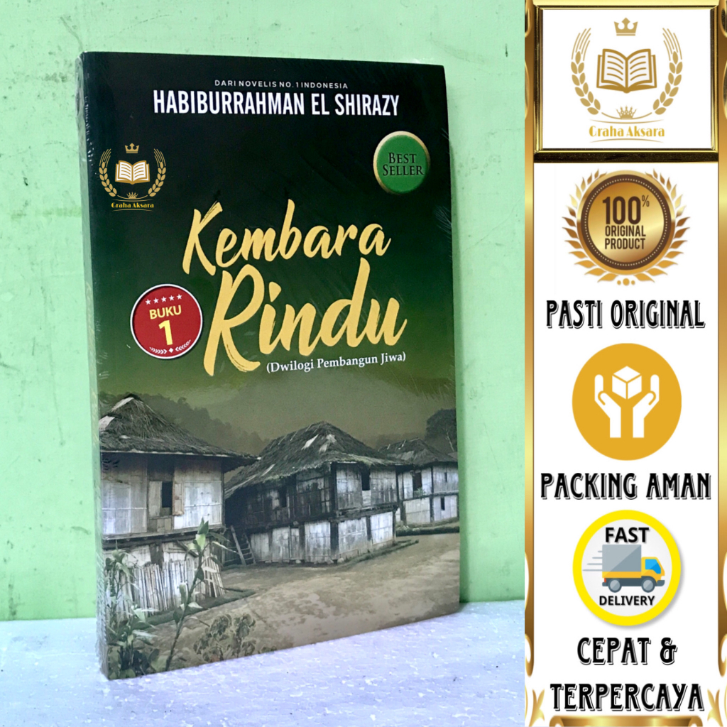 Jual Buku Kembara Rindu - Novel Pembangun Jiwa - Habiburrahman El ...