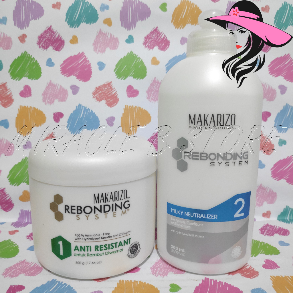 Jual MAKARIZO REBONDING SYSTEM PAKET 1 500 GR + STEP 2 500 ML OBAT ...