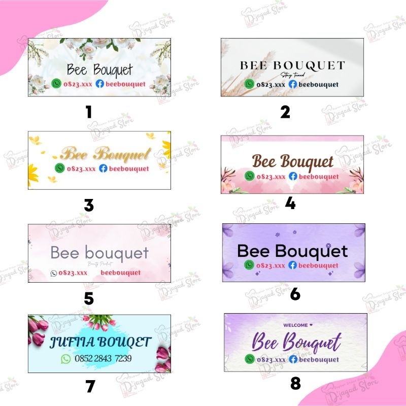 Jual Stiker Bunga / Buket / Bouquet / Flower | Shopee Indonesia