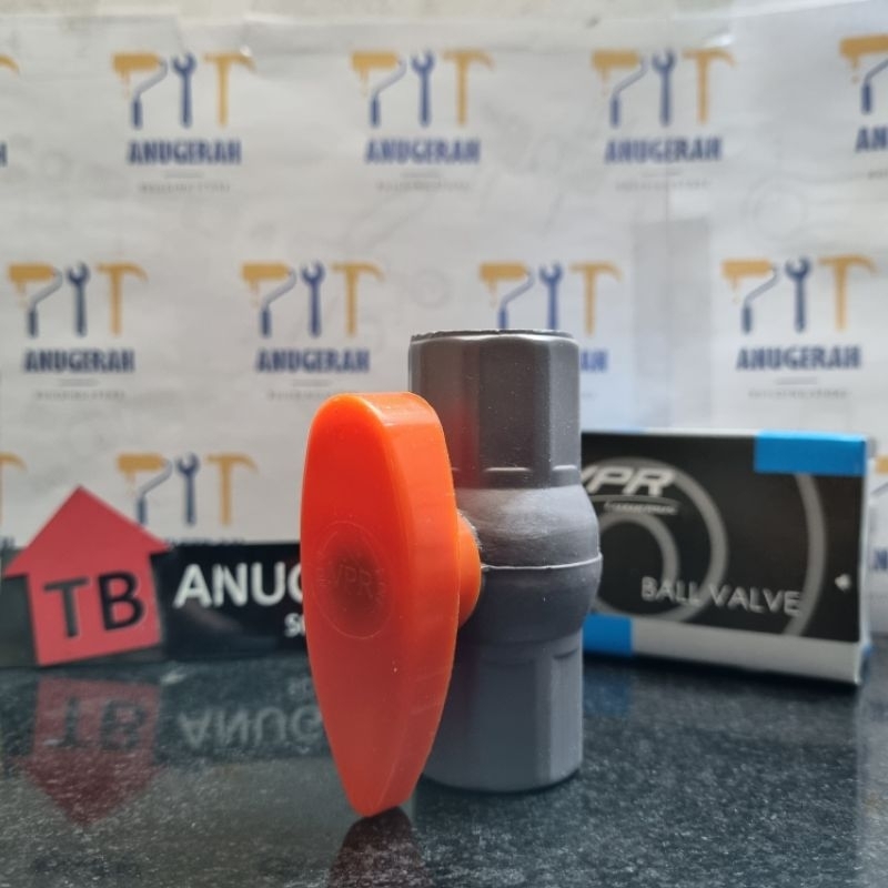 Jual Ball Valve PVC ½ / Stop Kran PVC VPR 1/2 | Shopee Indonesia