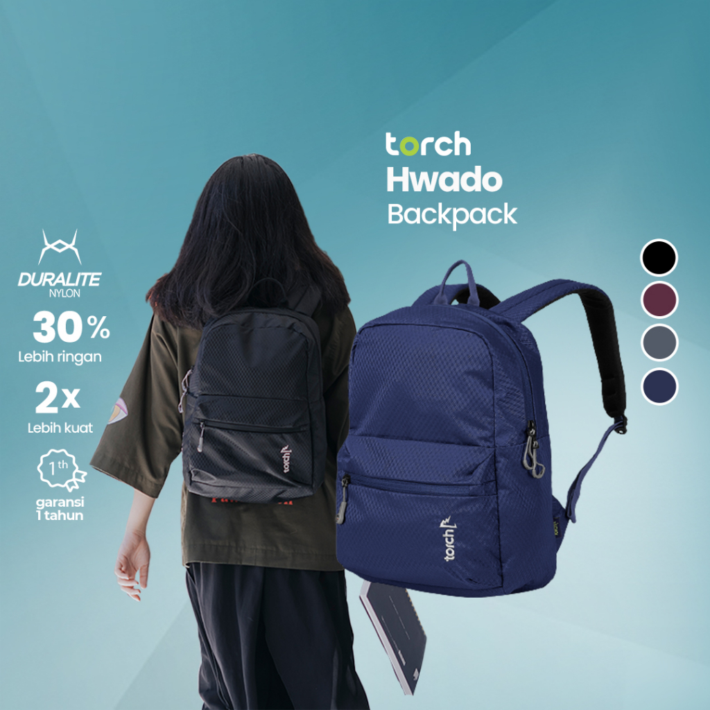 Jual TORCH Premium Backpack 17L Durable Lightweight For Casual Daily ...