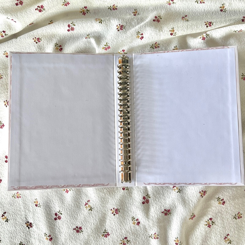Jual Binder Notebook Sekolah Kampus - Composition Pink Coquette A5 B5 ...