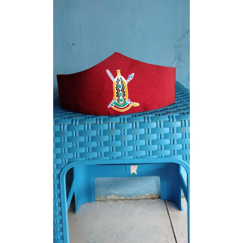 Jual lawung batik /sumping prempuan khas dayak Kalimantan | Shopee ...