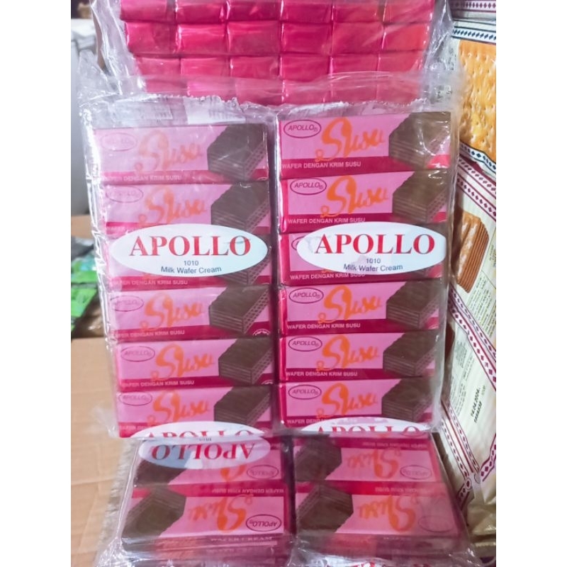 Jual Apollo Wafer Cream susu | Shopee Indonesia