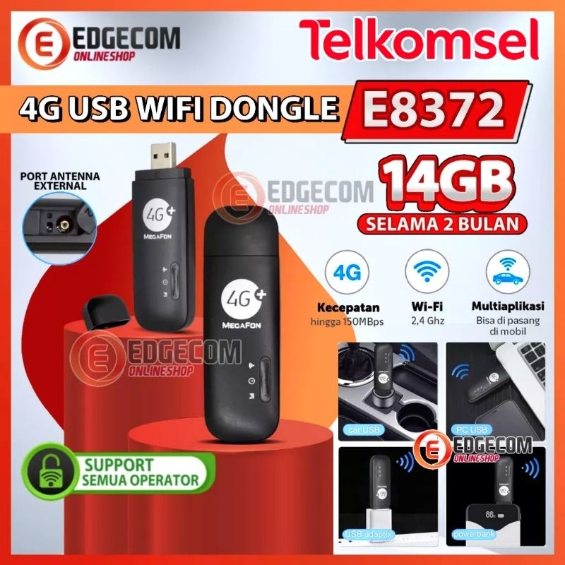 Jual Mifi Modem USB E8372 Wingle 4G LTE Unlock All Operator Megafon ...