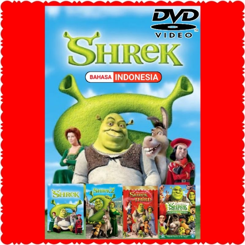 Jual KASET FILM SHREK DUBBING BAHASA INDONESIA-FILM KARTUN BIOSKOP ...