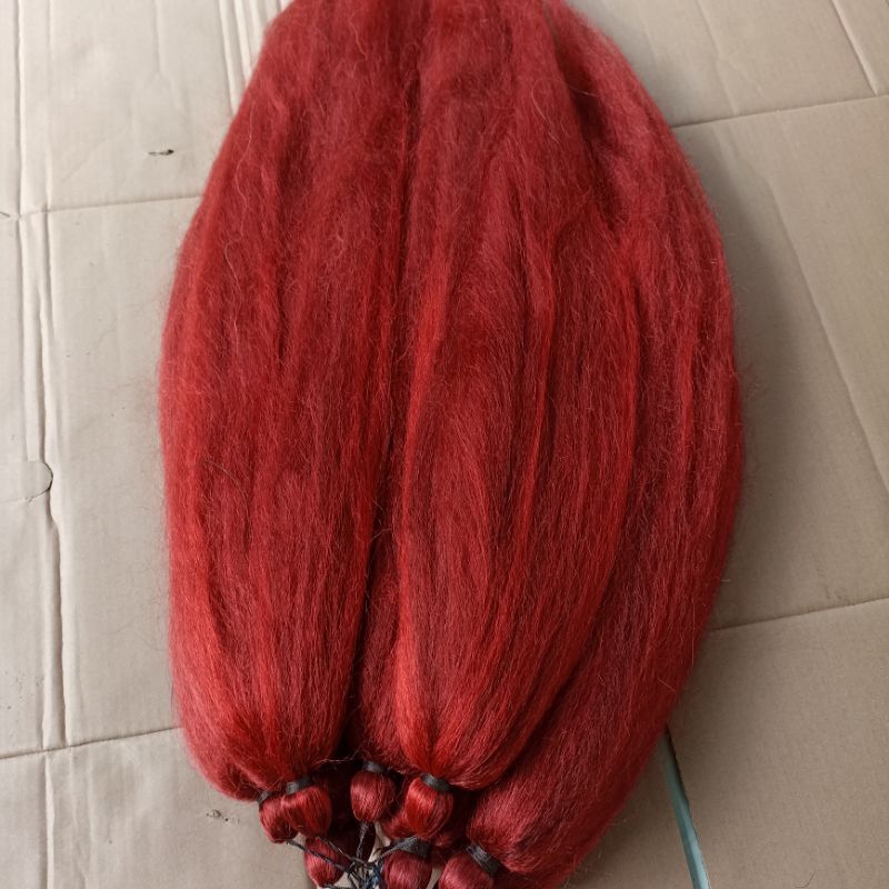 Jual Rambut sambung / cemara tanpa tulang /antol panjang 70cm | Shopee ...