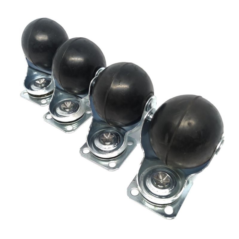 Jual Roda Kursi Bulat 2 inch Roda Caster Type TG50 Roda Karet 50mm 4 ...