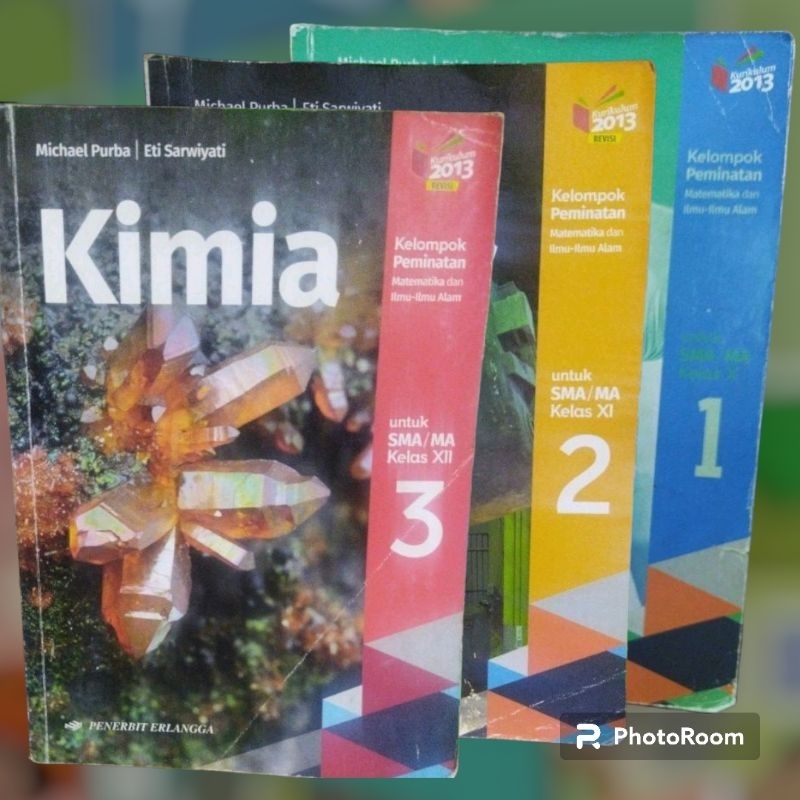 Jual Kimia Kelas 10,11,12 SMA/MA Kelompok Peminatan Matematika dan ilmu ...