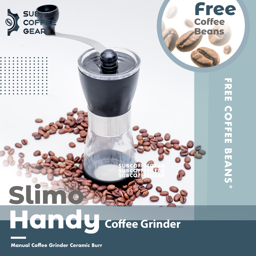Jual GRINDER KOPI MANUAL SLIMO HANDY COFFEE GRINDER COFFEE MILL ALAT ...