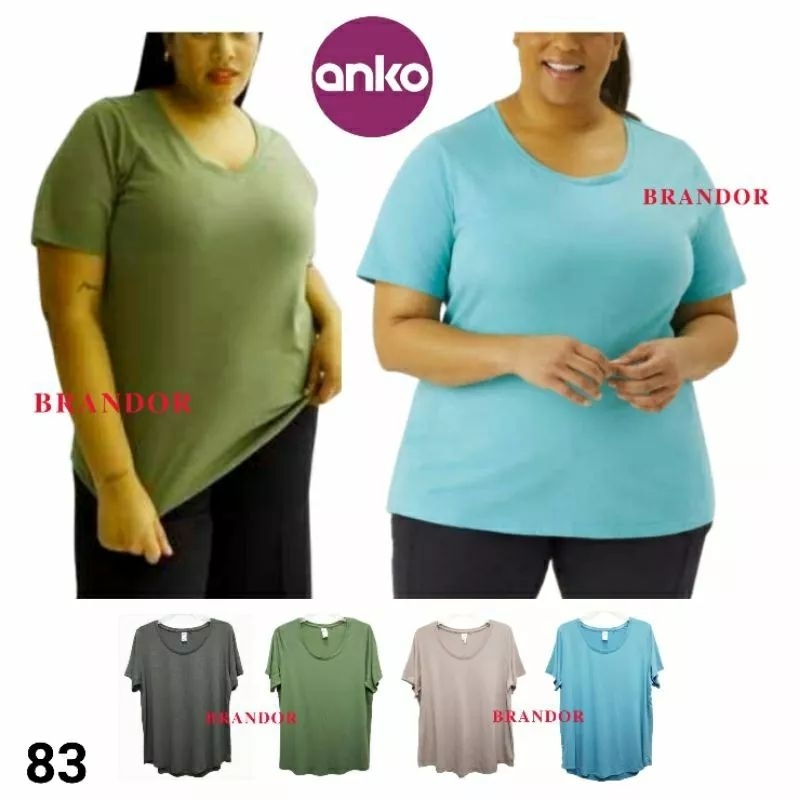 Jual ants83 - BIG SIZE ACTIVE T-SHIRT SHORT SLEEVE By Anko | Shopee ...